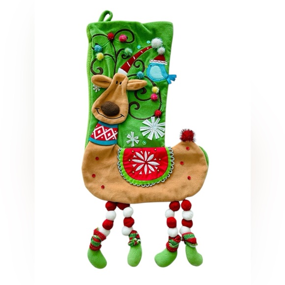 Pier 1 | Holiday | Pier Imports Christmas Stocking Whimsical Reindeer ...